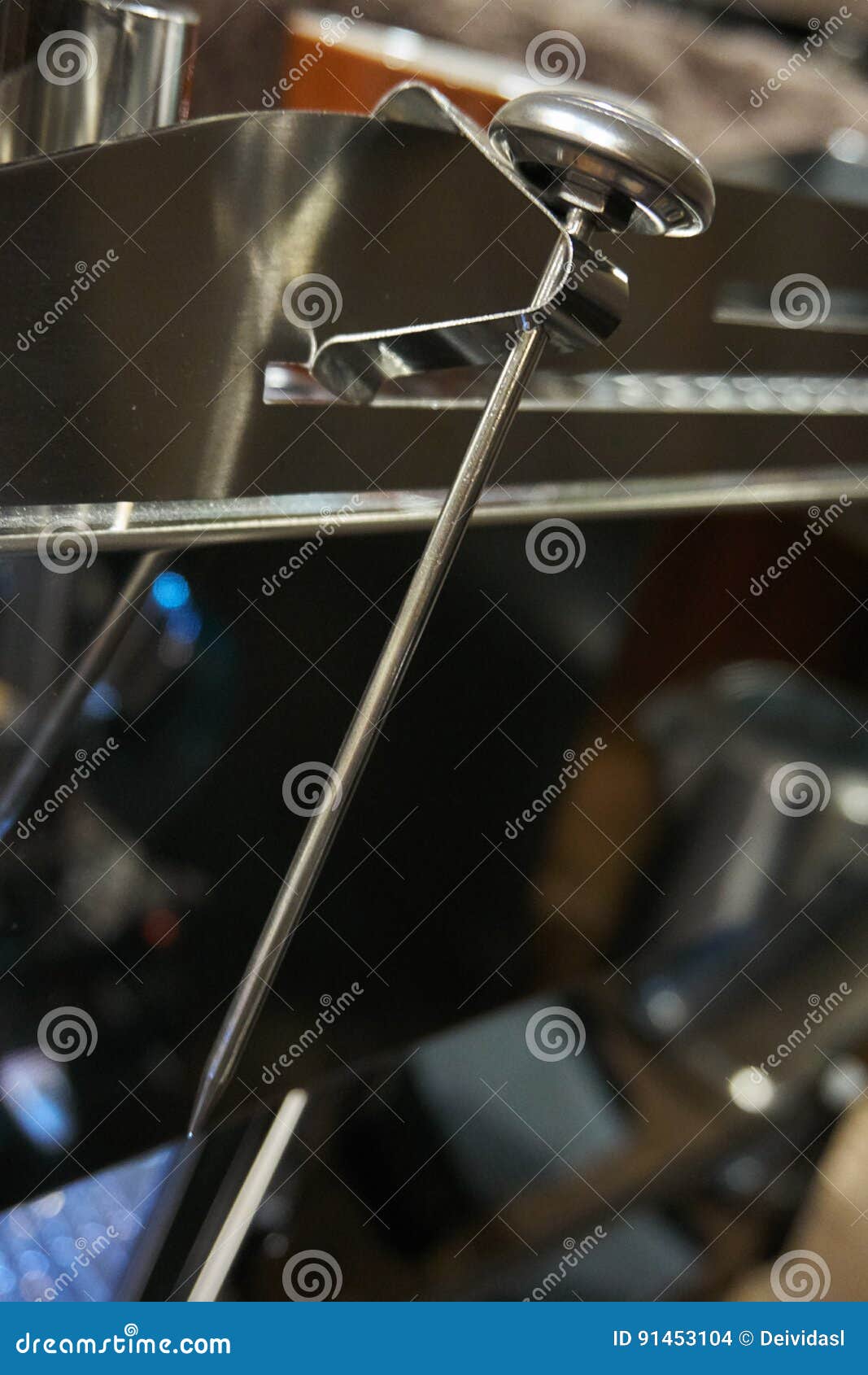 Espresso and Latte Coffee Making Tool Stock Photo - Image of cream ...