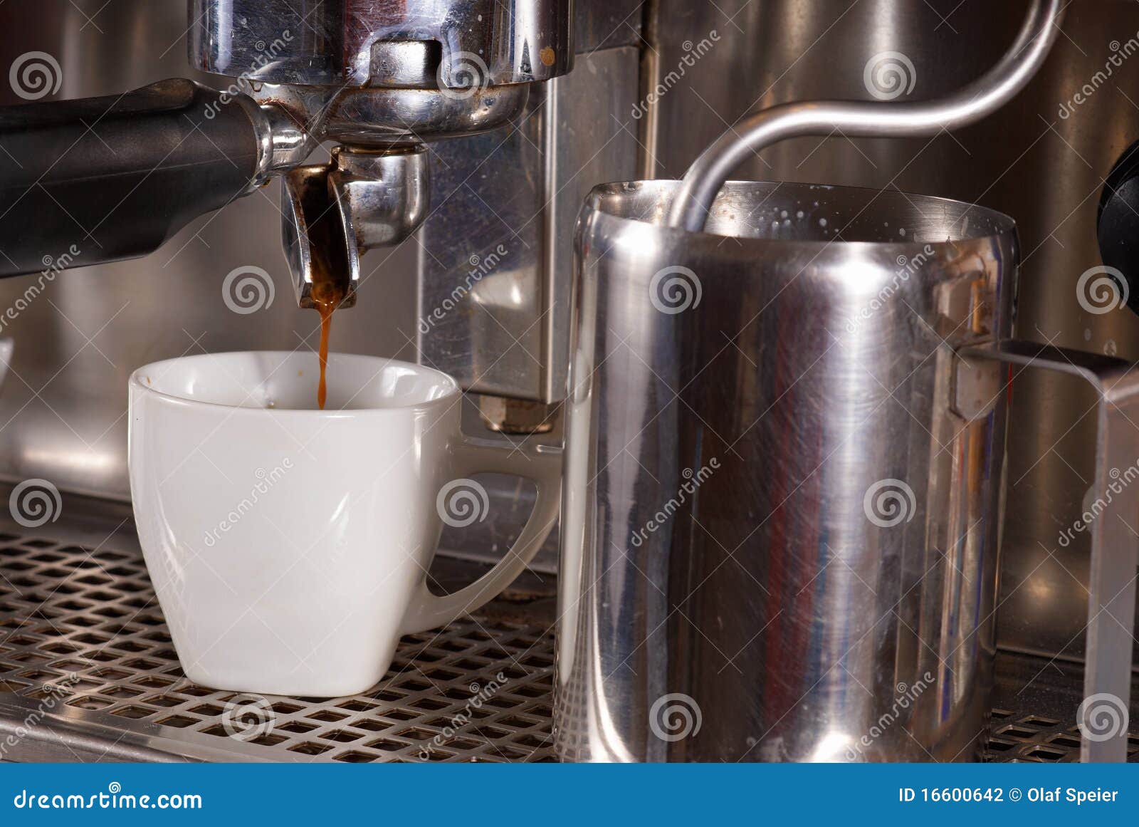 Espresso machine stock photo. Image of drink, espresso - 16600642