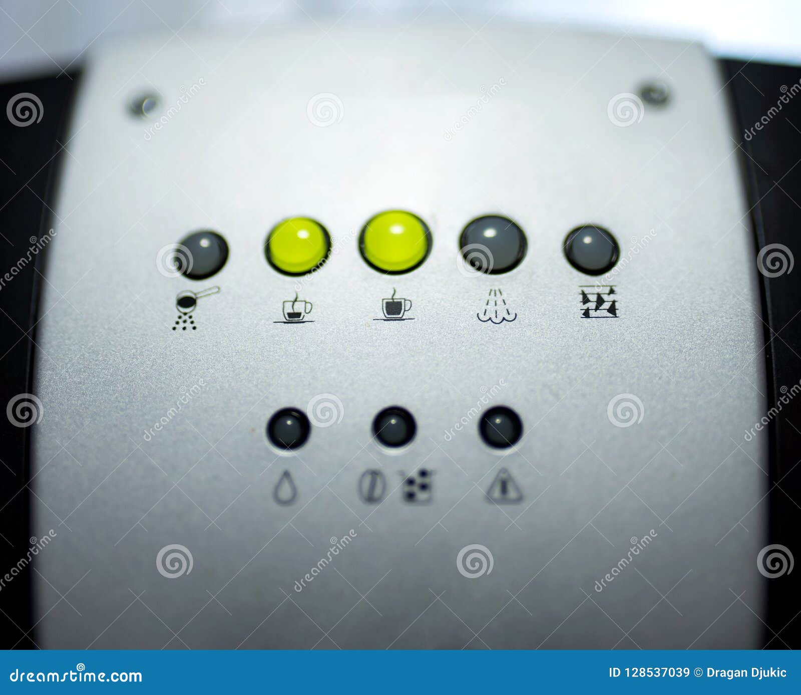 Espresso Machine Mode Selector Stock Image - Image of cafe, coffee ...