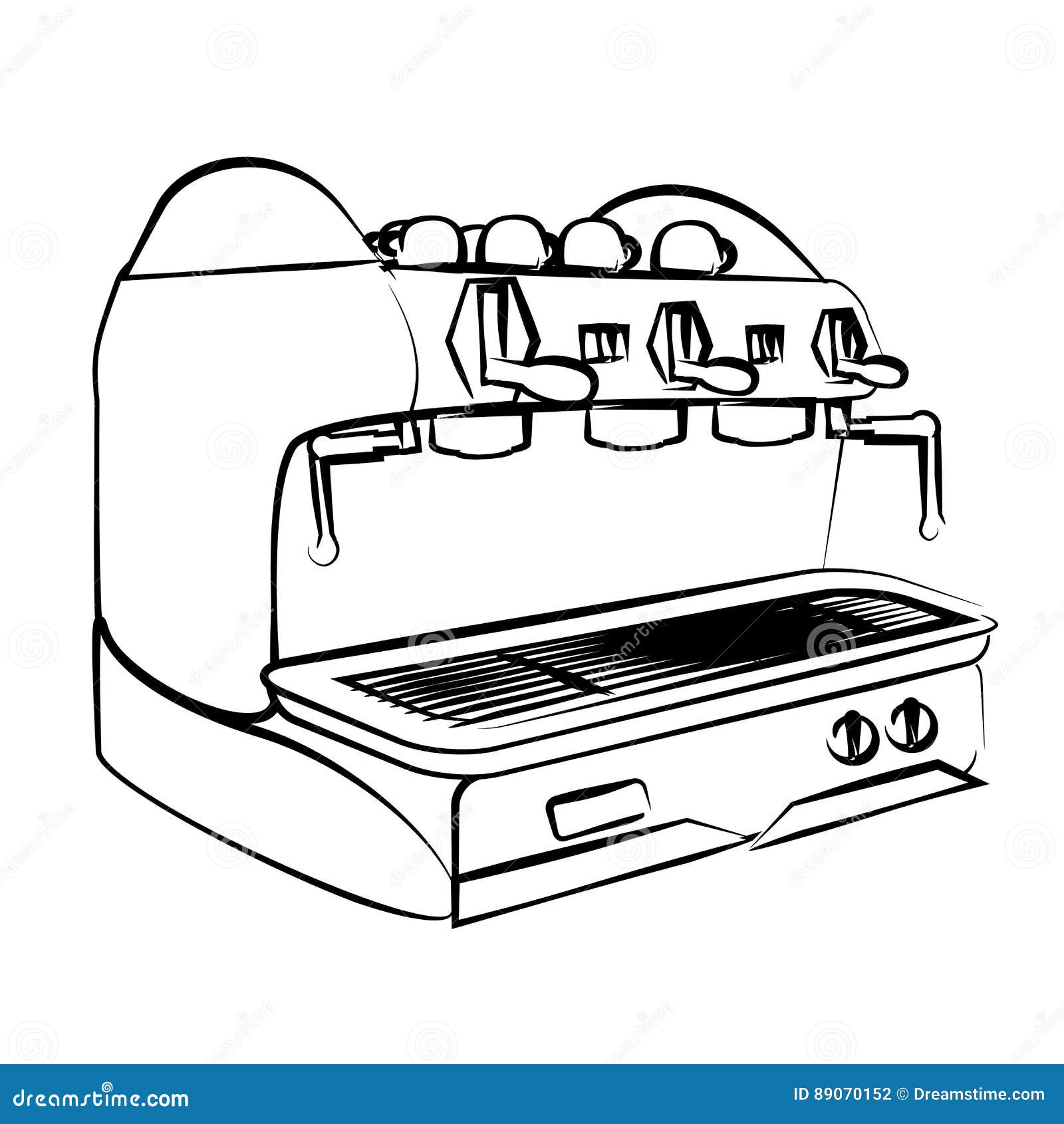 Espresso Machine , Coffee Machine , Stock Illustration - Illustration ... Espresso Machine , Coffee Machine , Stock Illustration - Illustration ...