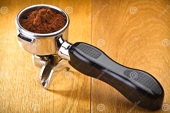 An Espresso Machine Group Head Stock Image - Image of grouphead, group ...