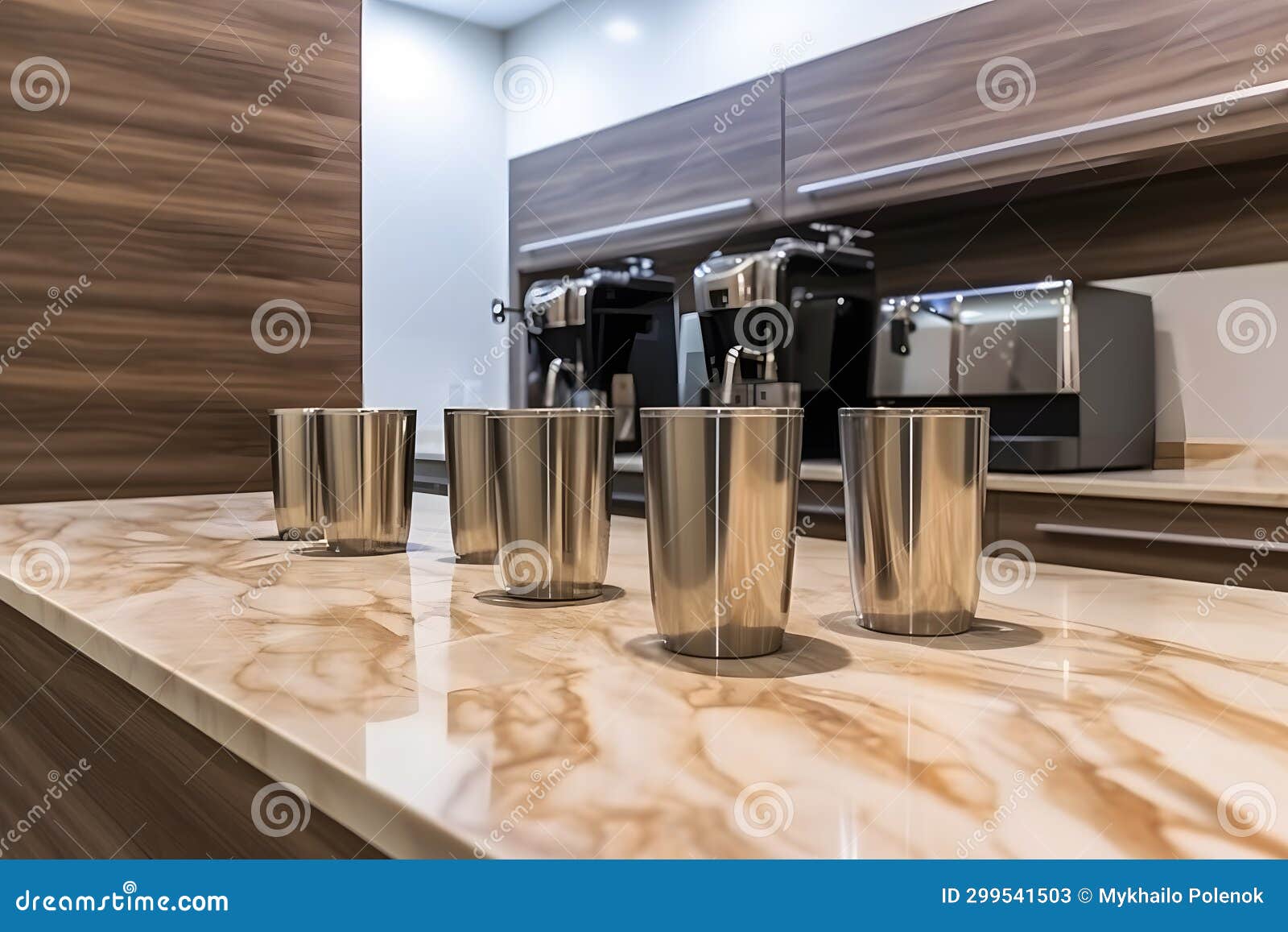 Espresso Machine Making Fresh Coffee. Neural Network AI Generated Stock ...