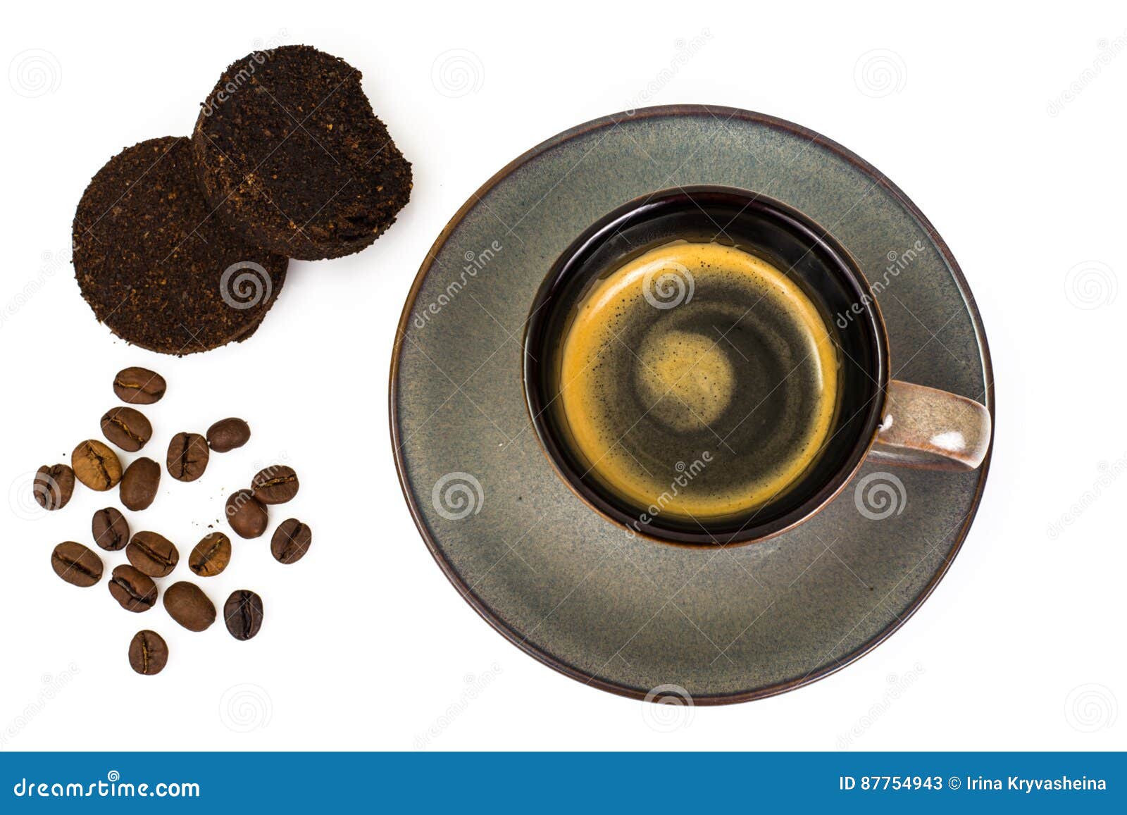 Espresso, Roasted Grain, Waste Coffee Maker Stock Image - Image of ...
