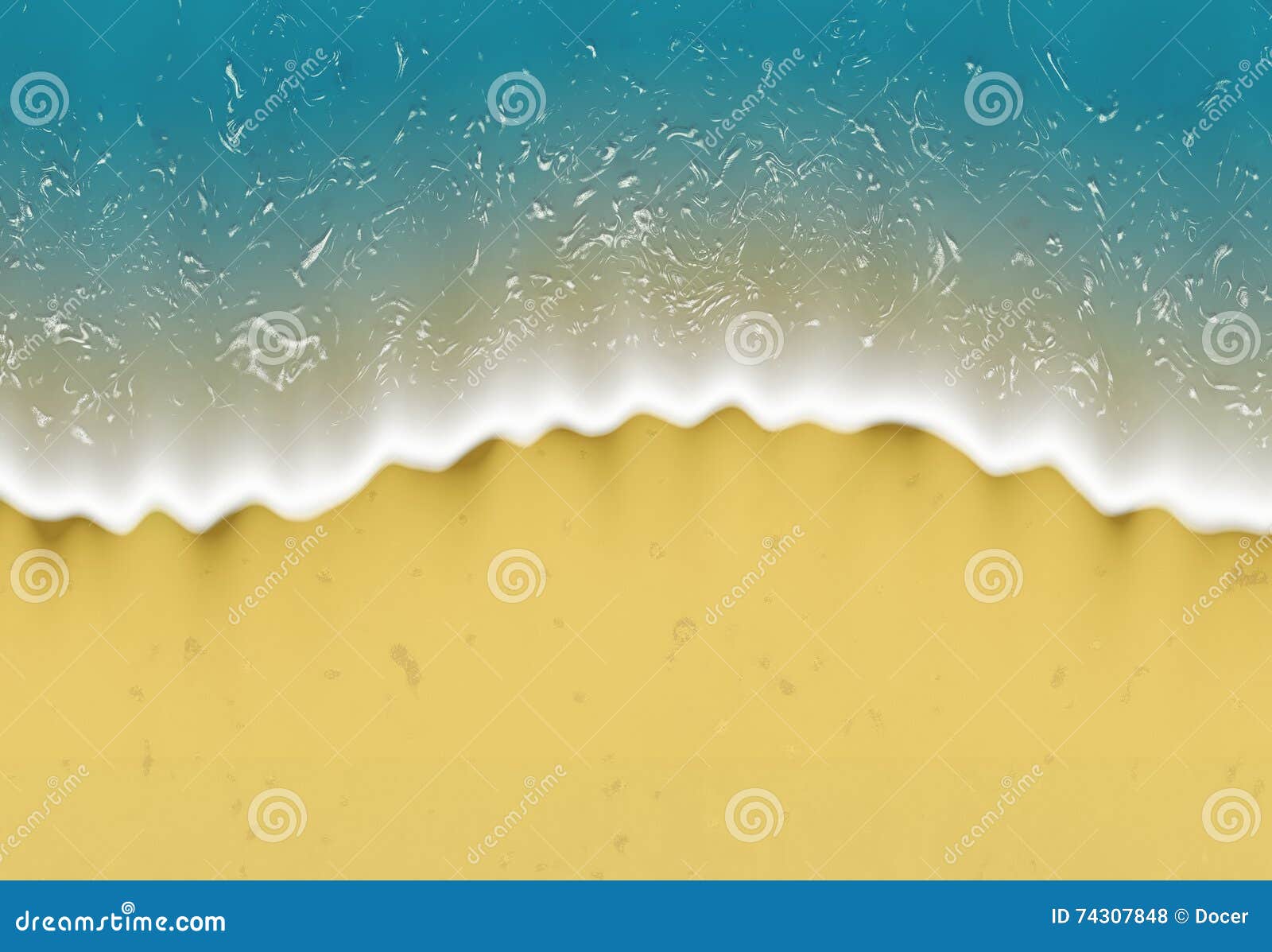 Espuma de la agua de mar stock de ilustración. Ilustración de ...