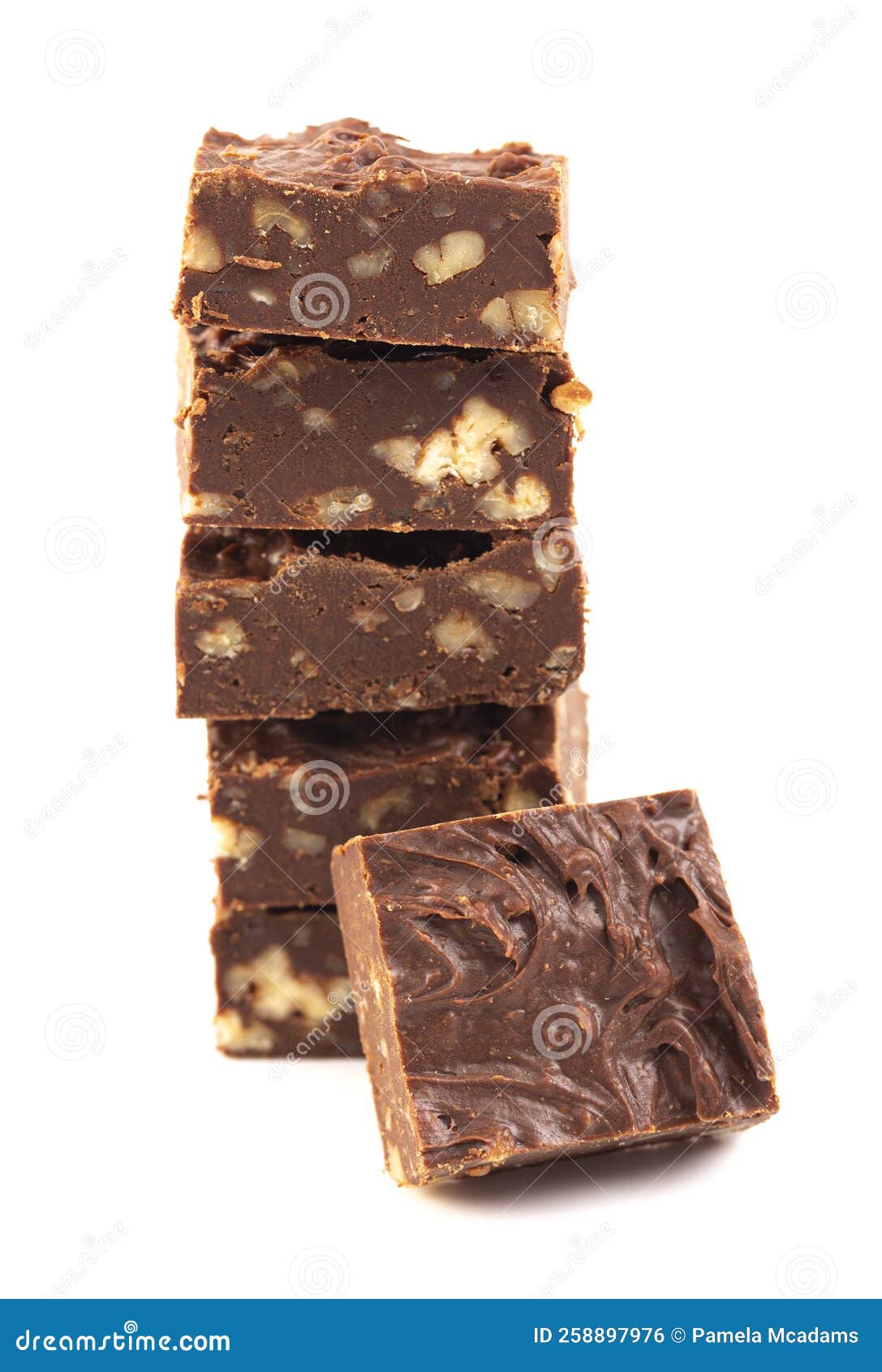 Espuma De Peca De Chocolate Aislada En Un Fondo Blanco Foto de archivo ...