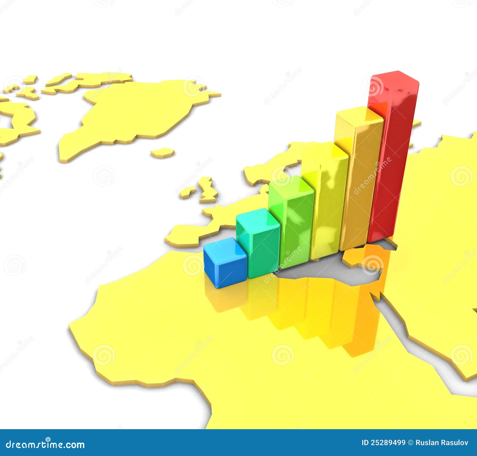 Esquema De Cor No Mapa De Mundo Ilustração Stock - Ilustração de europa ...