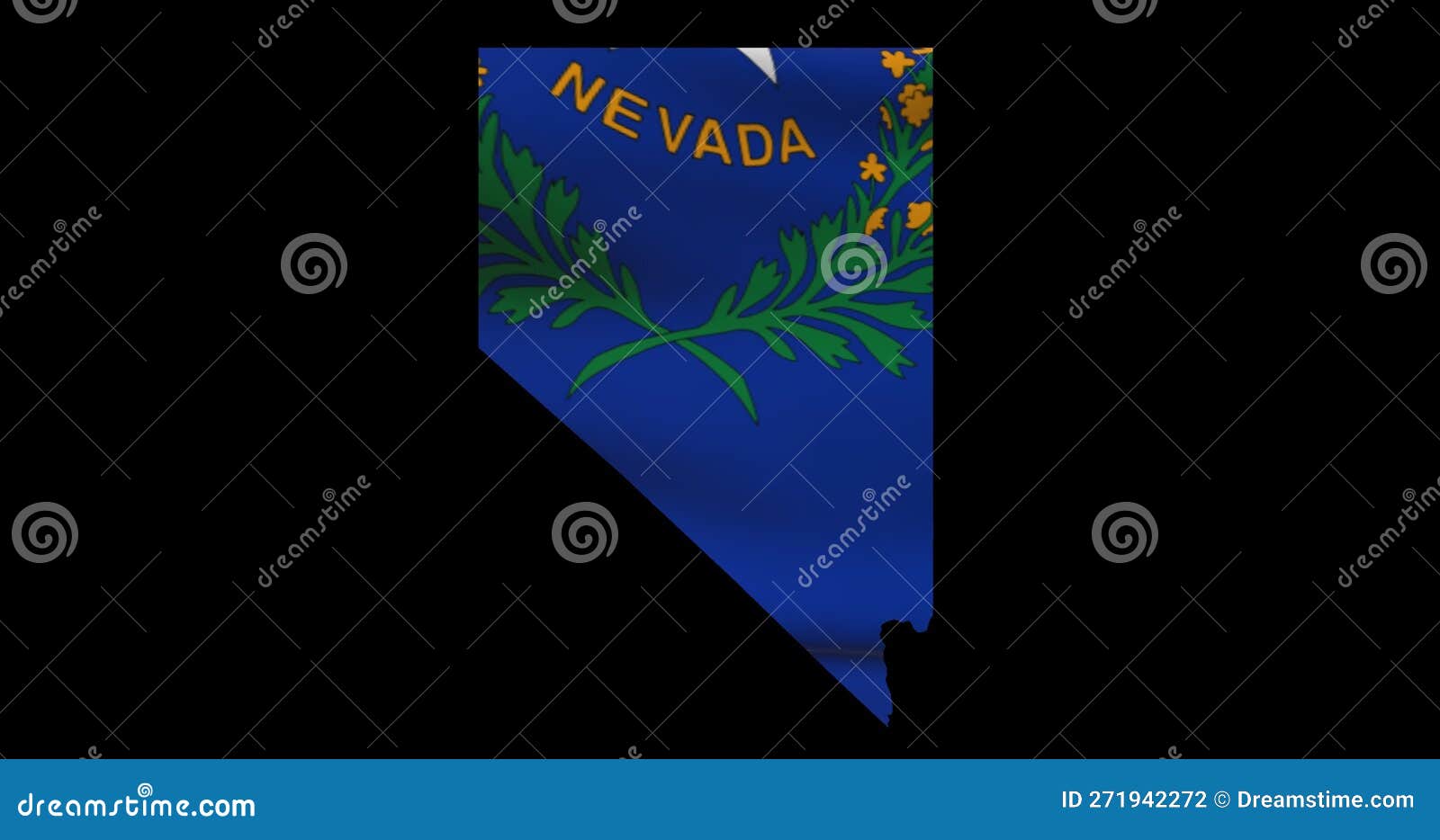 Esquema De Mapa De Nevada Png. Icono De Marca De Estado Stock de ...