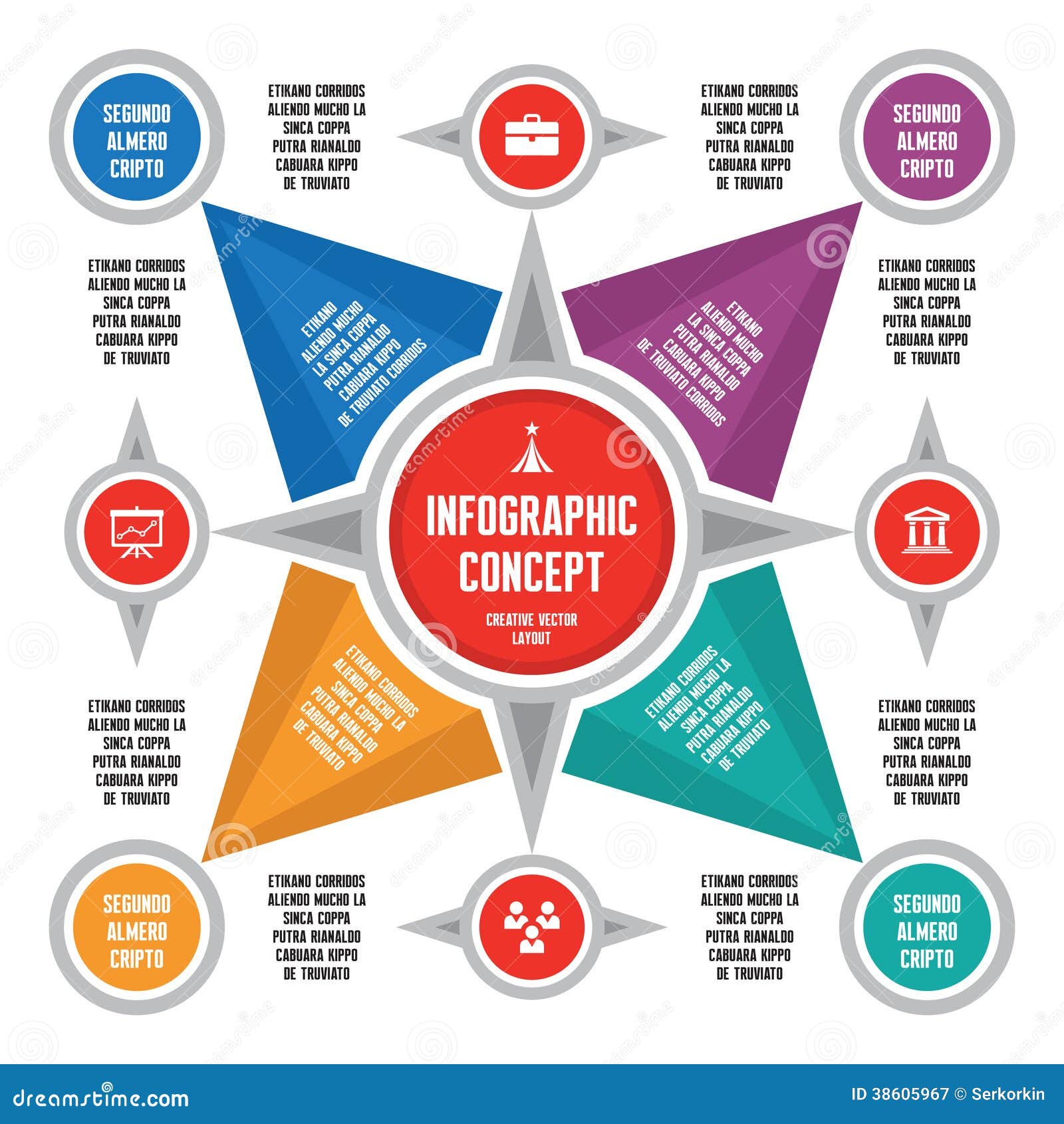 Esquema Del Concepto De Infographic Ilustración del Vector ...