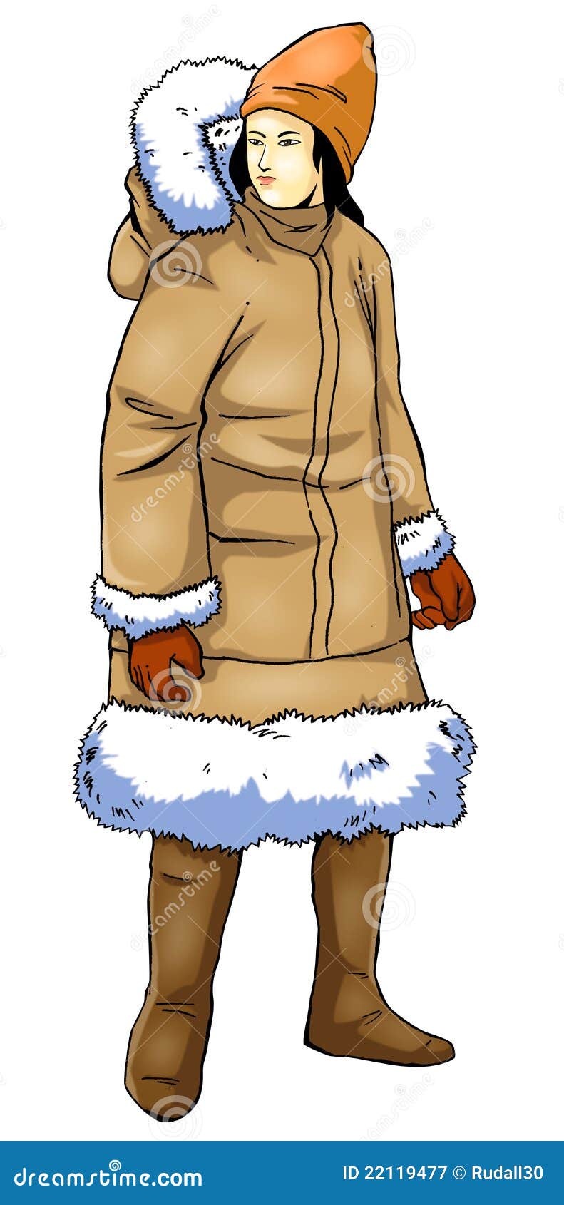 Esquimal stock de ilustración. Ilustración de alaska - 22119477