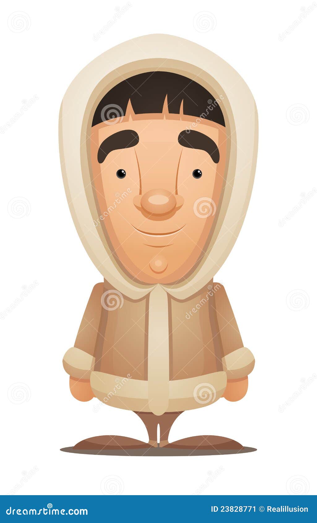 Esquimau illustration de vecteur. Illustration of culture - 23828771