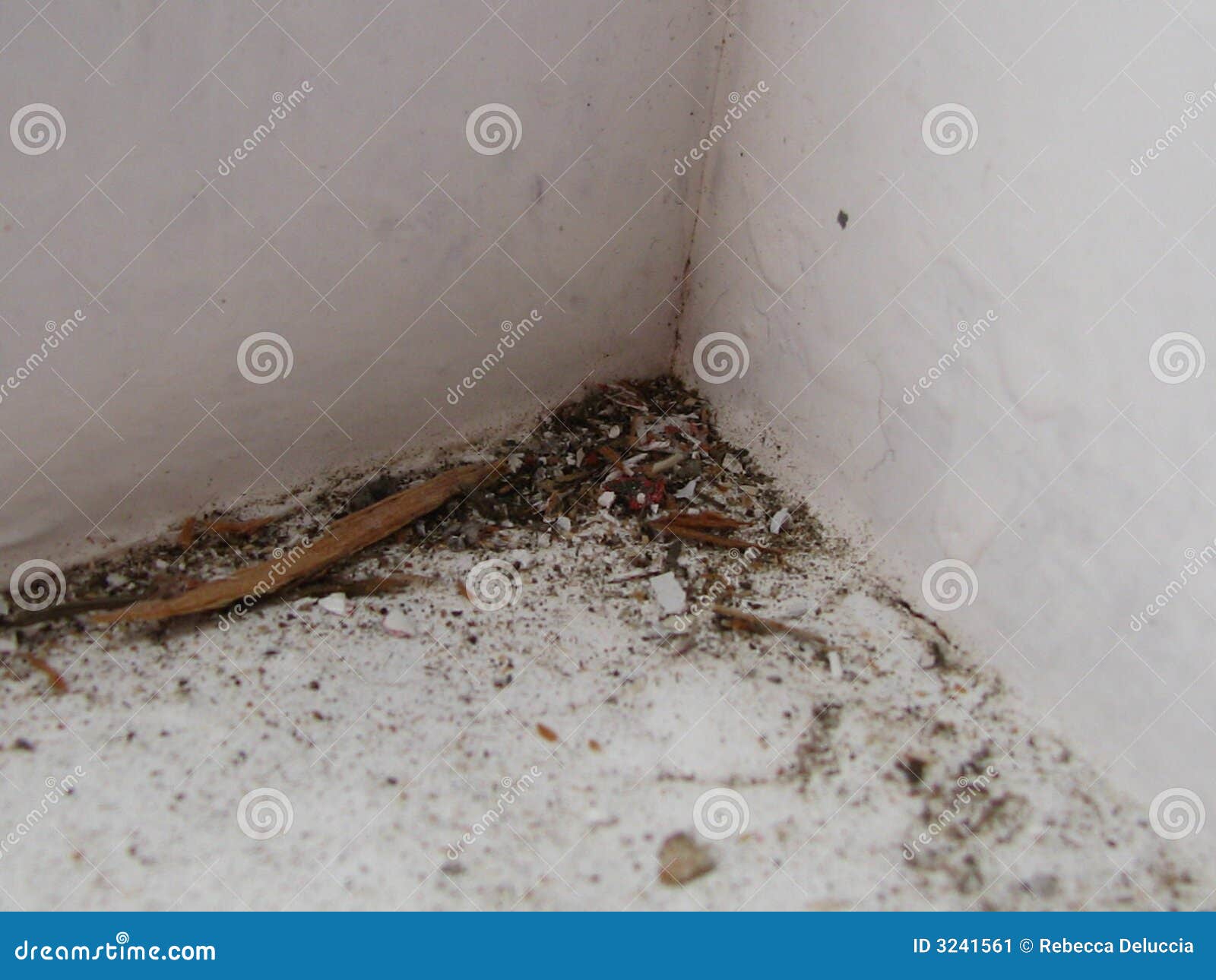 Esquina sucia imagen de archivo. Imagen de arenoso, casero - 3241561