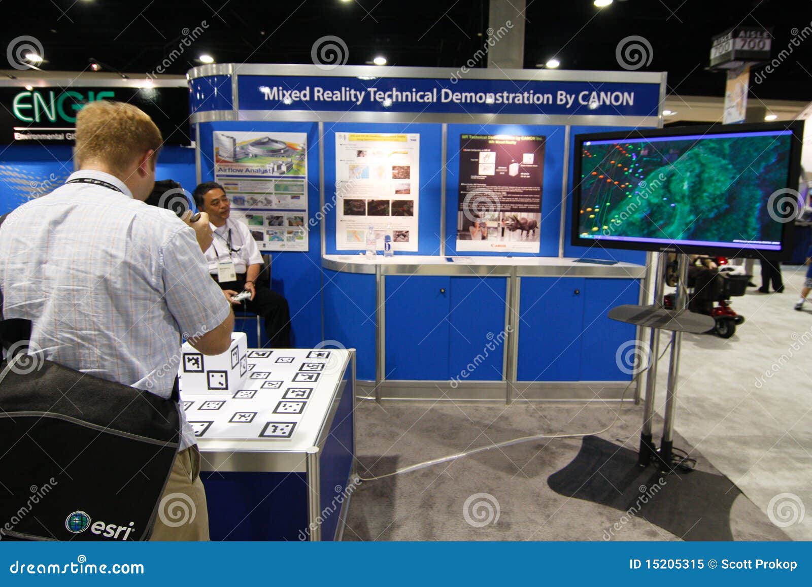 ESRI User Conference - Vendor on Trade Floor Editorial Image - Image of ...