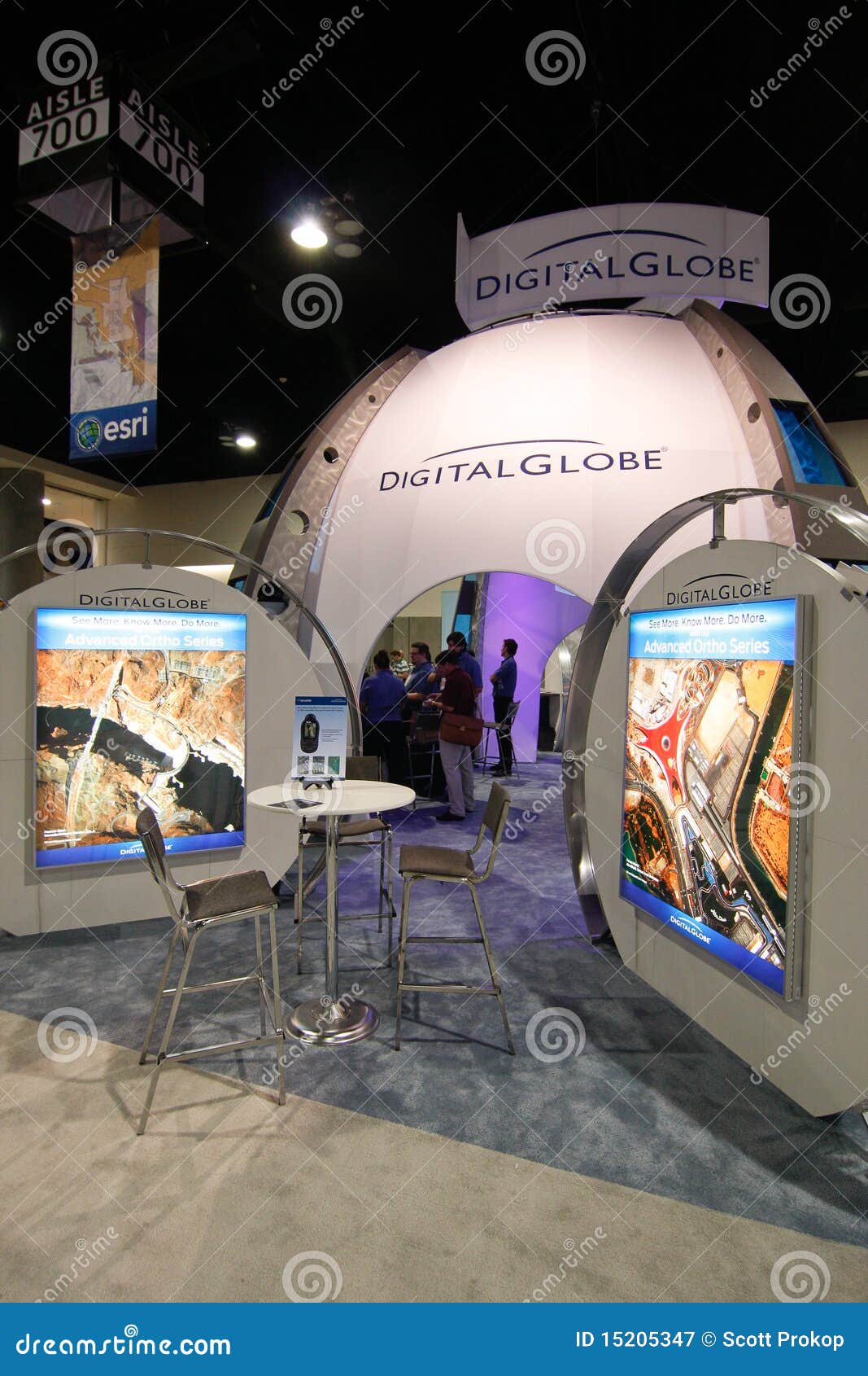 ESRI User Conference - Vendor on Trade Floor Editorial Photography ...