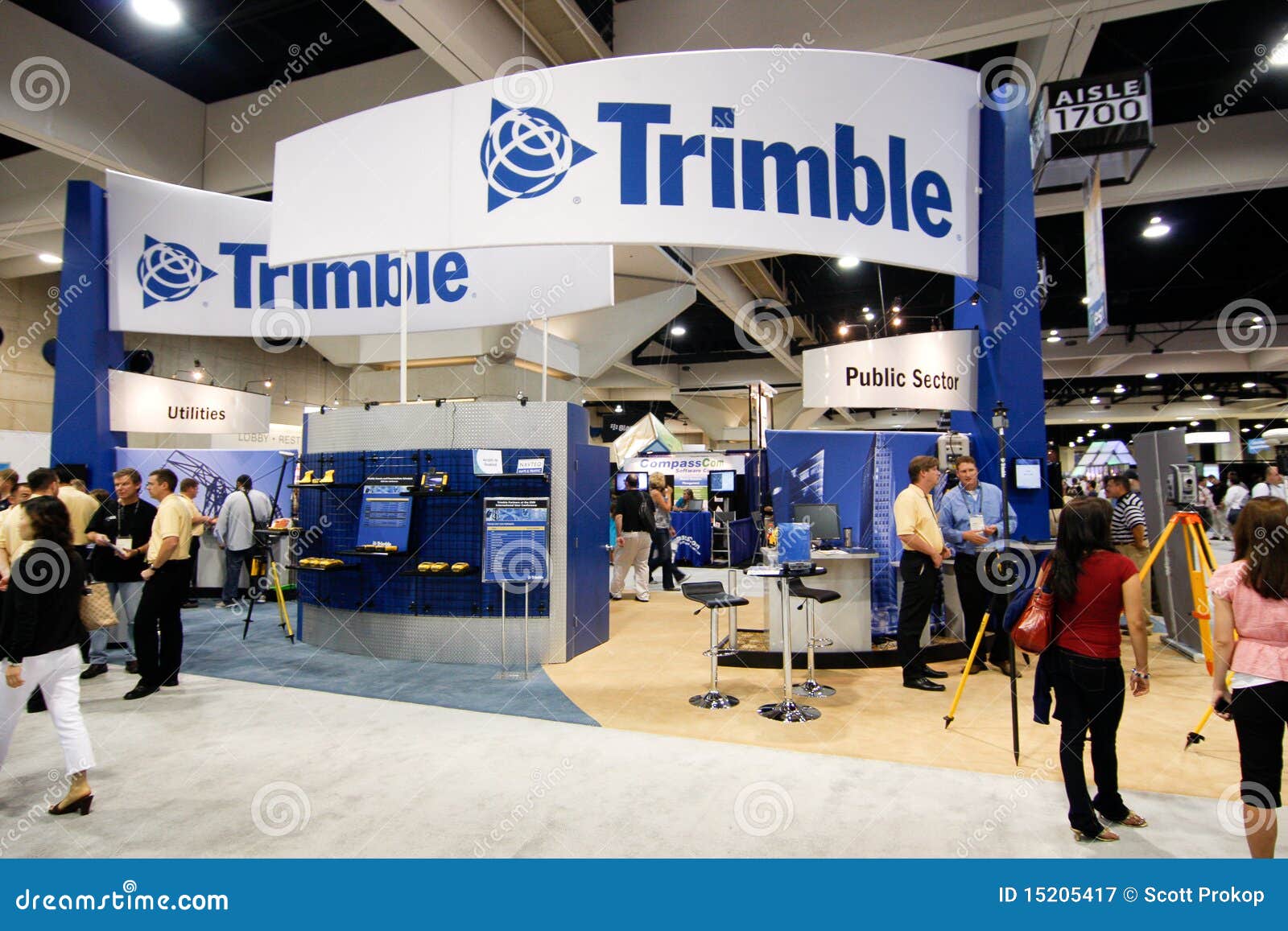 ESRI User Conference - Vendor on Trade Floor Editorial Photography ...