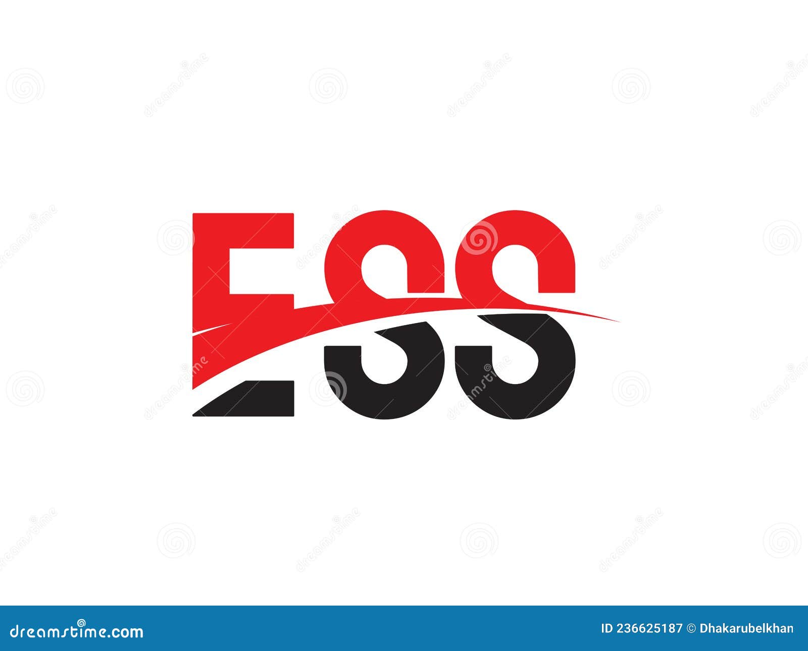 ESS Letter Initial Logo Design Vector Illustration Stock Vector ...