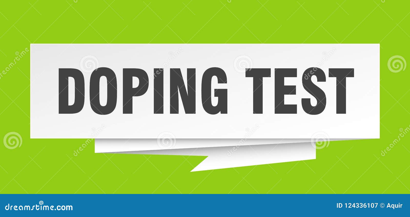 Essai de dopage illustration de vecteur. Illustration du descripteur ...