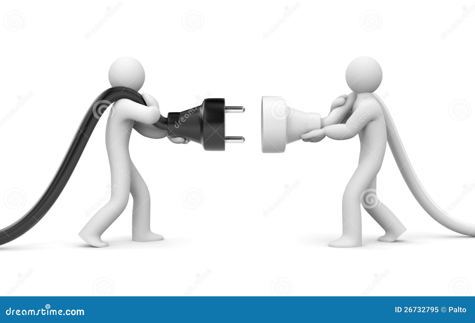 Essai de gens à connecter illustration stock. Illustration du humain ...