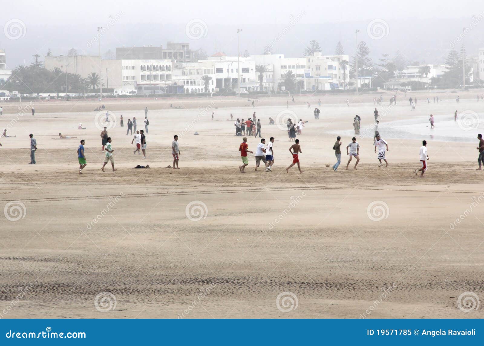 Essaouira Beach editorial image. Image of beach, game - 19571785