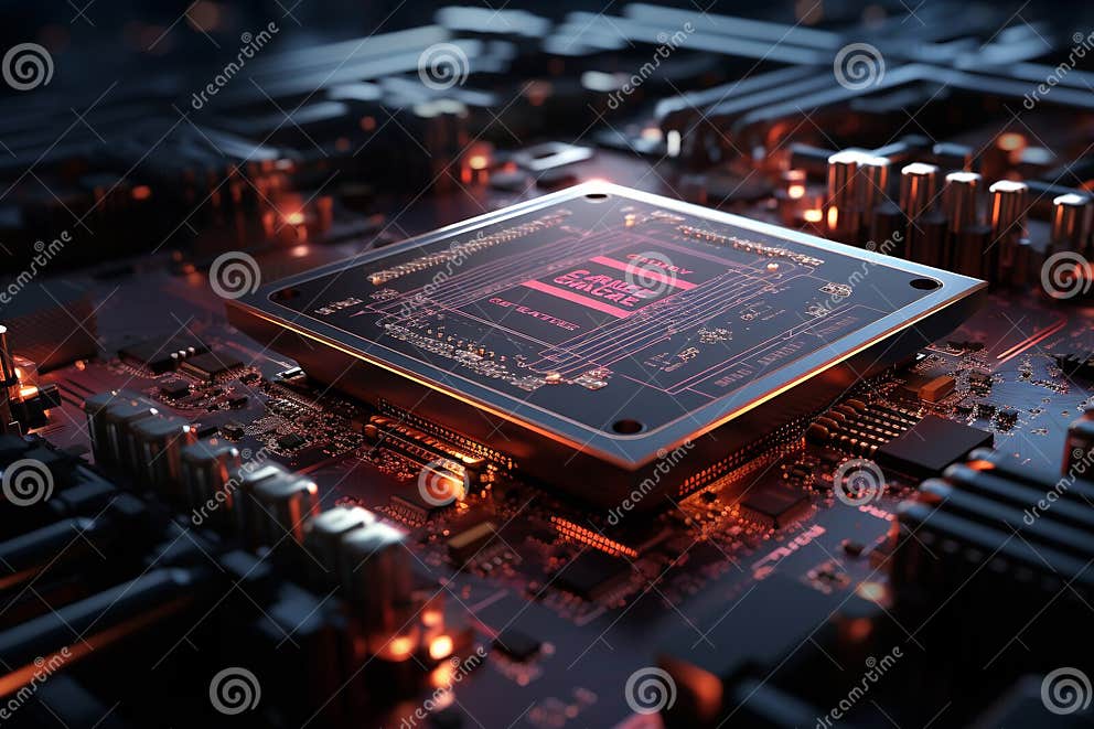 The Essence of a Highly Advanced Processor Chip, a Testament To the ...