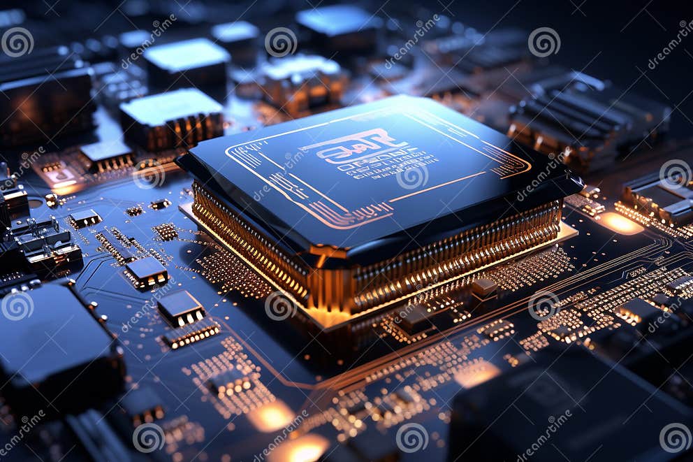 The Essence of a Highly Advanced Processor Chip, a Testament To the ...