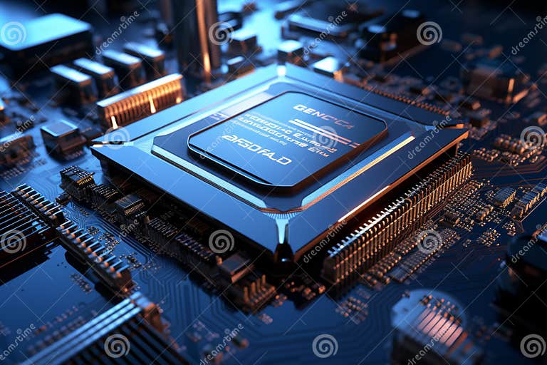 The Essence of a Highly Advanced Processor Chip, a Testament To the ...