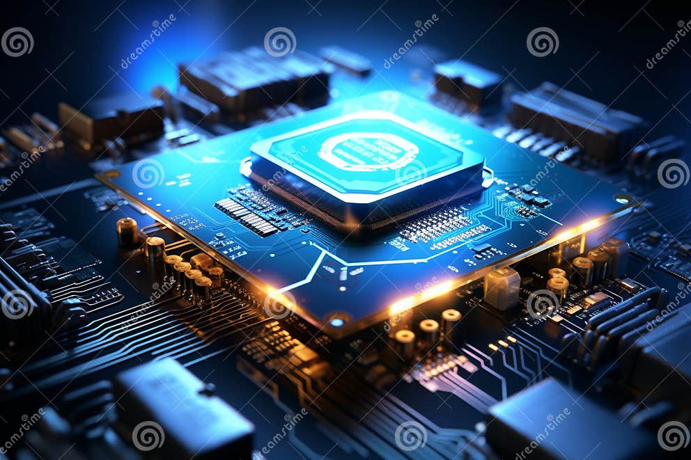 The Essence of a Highly Advanced Processor Chip, a Testament To the ...