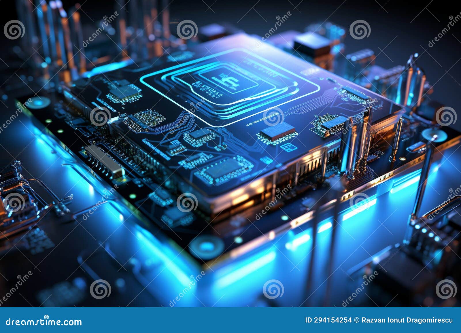 The Essence of a Highly Advanced Processor Chip, a Testament To the ...