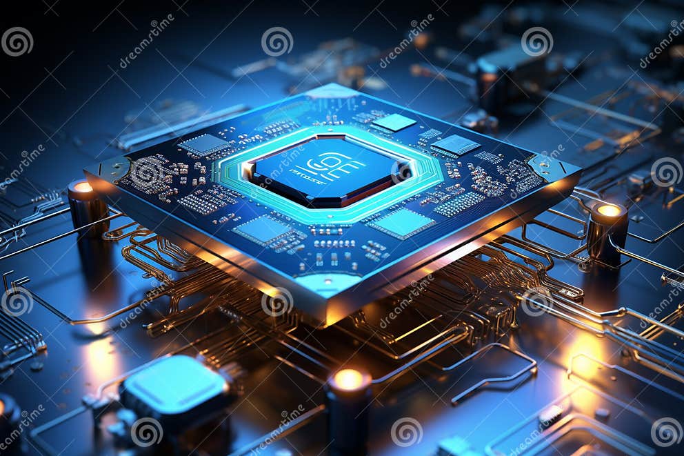 The Essence of a Highly Advanced Processor Chip, a Testament To the ...