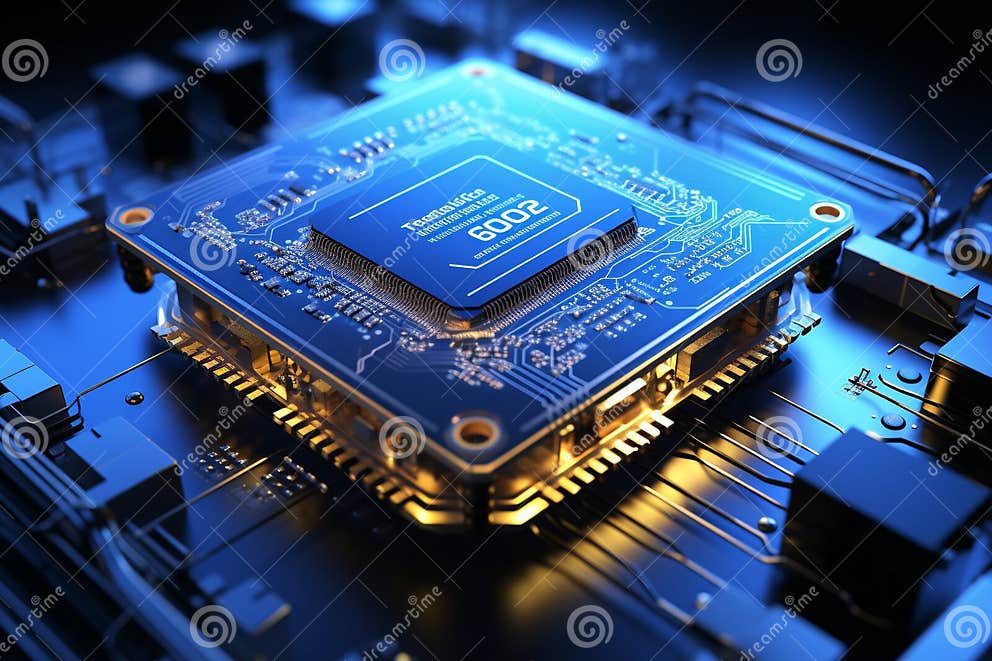The Essence of a Highly Advanced Processor Chip, a Testament To the ...