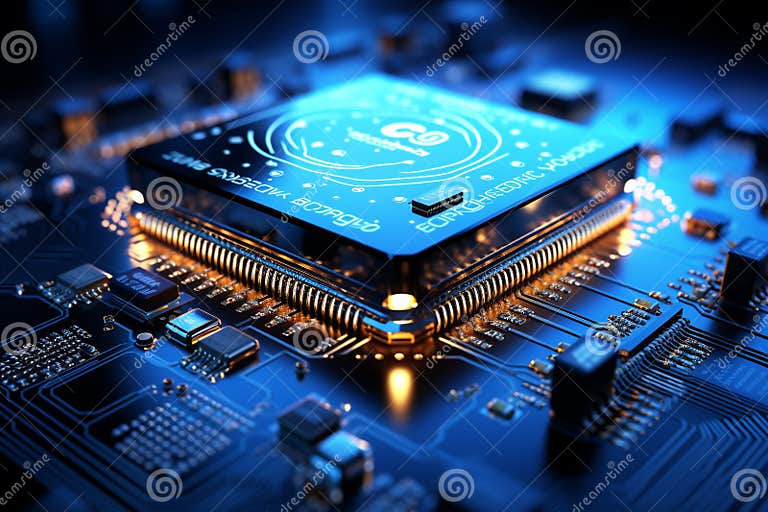 The Essence of a Highly Advanced Processor Chip, a Testament To the ...