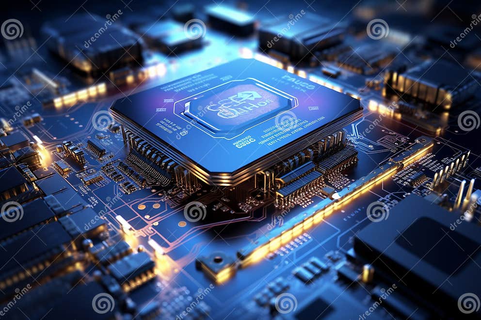The Essence of a Highly Advanced Processor Chip, a Testament To the ...