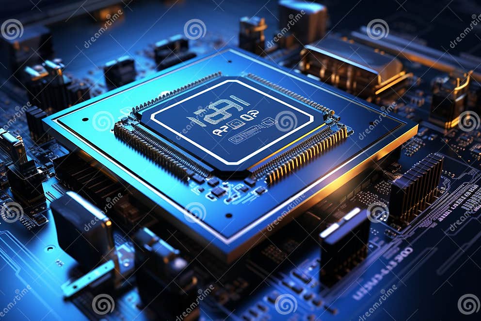 The Essence of a Highly Advanced Processor Chip, a Testament To the ...