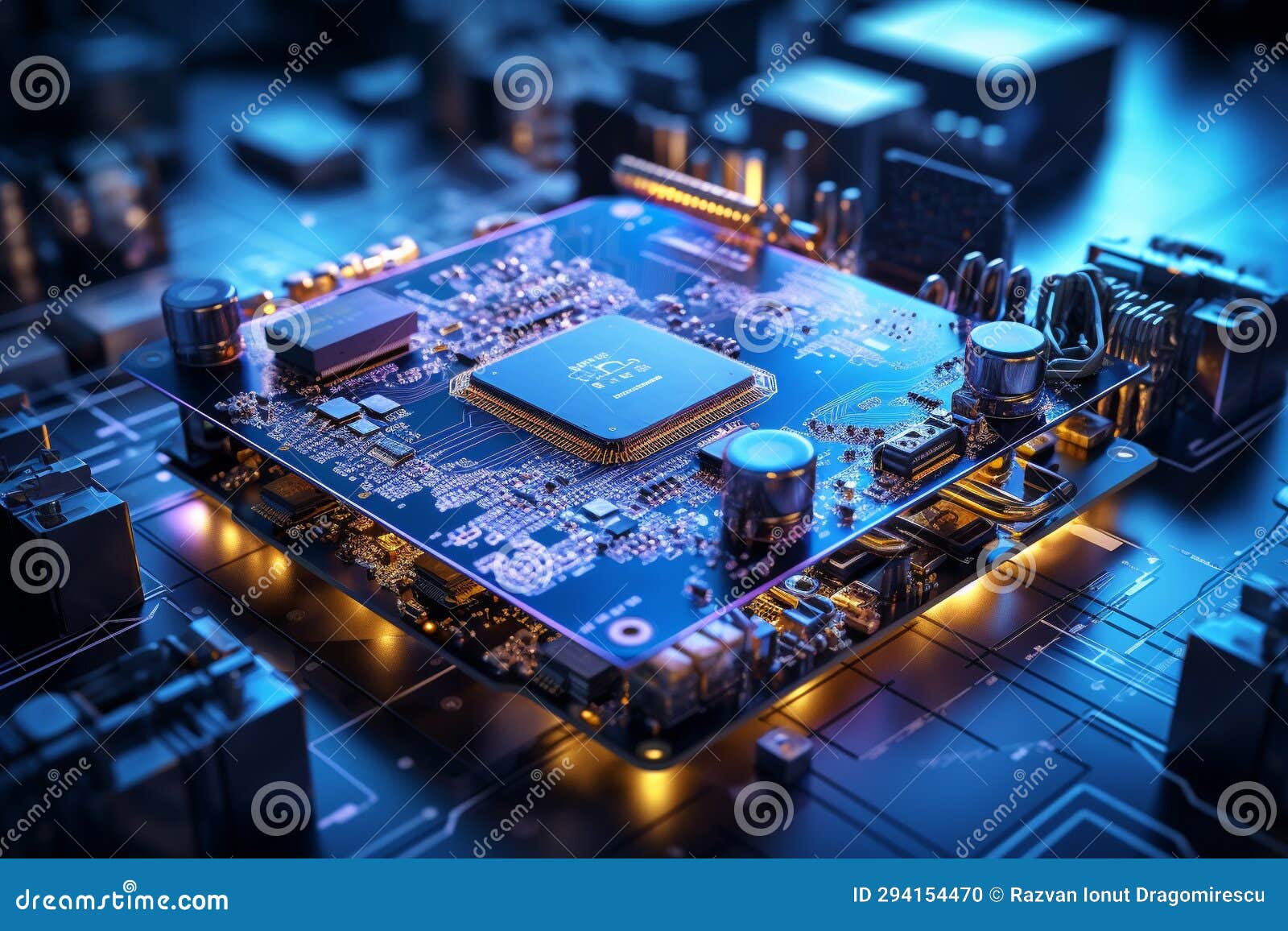 The Essence of a Highly Advanced Processor Chip, a Testament To the ...