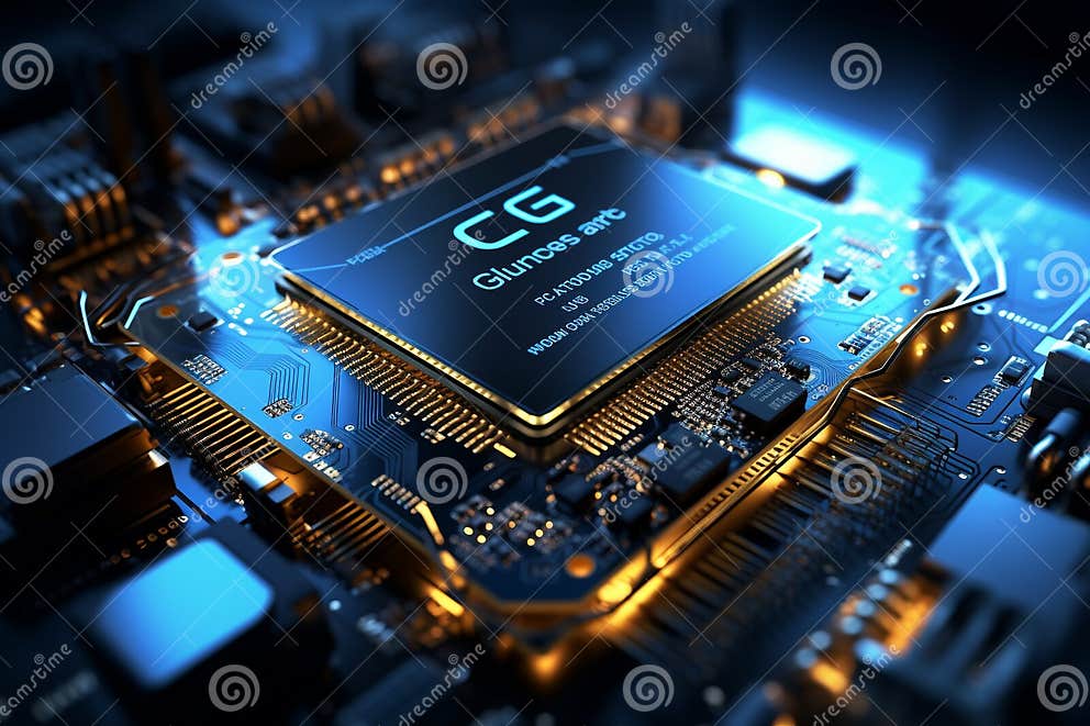 The Essence of a Highly Advanced Processor Chip, a Testament To the ...