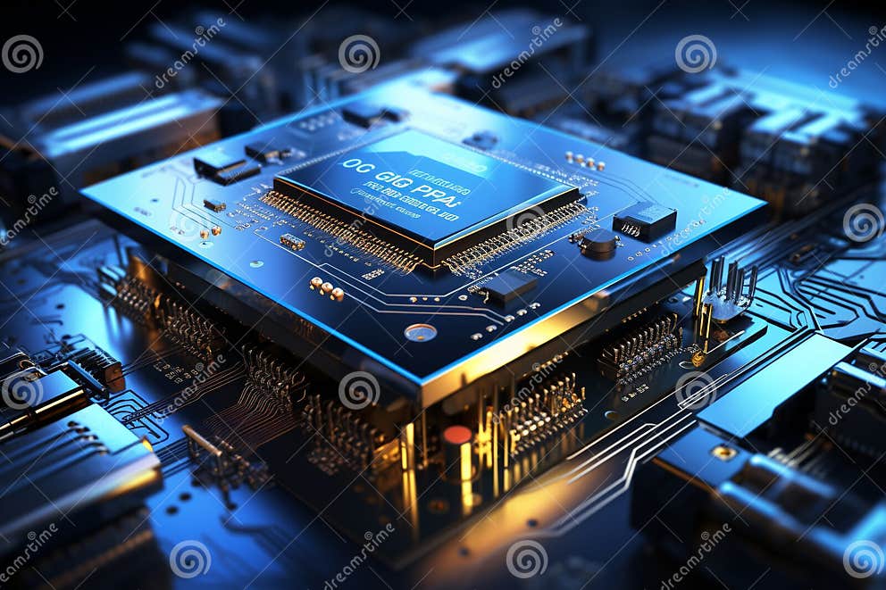 The Essence of a Highly Advanced Processor Chip, a Testament To the ...
