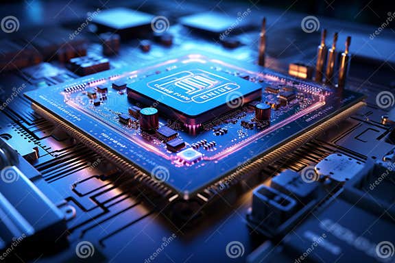 The Essence of a Highly Advanced Processor Chip, a Testament To the ...