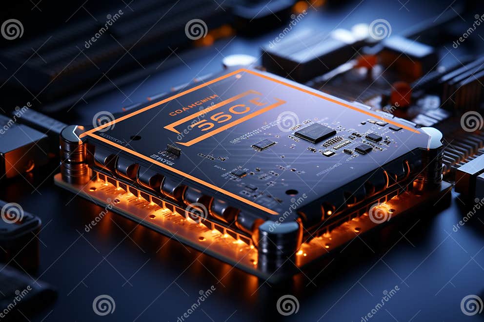 The Essence of a Highly Advanced Processor Chip, a Testament To the ...
