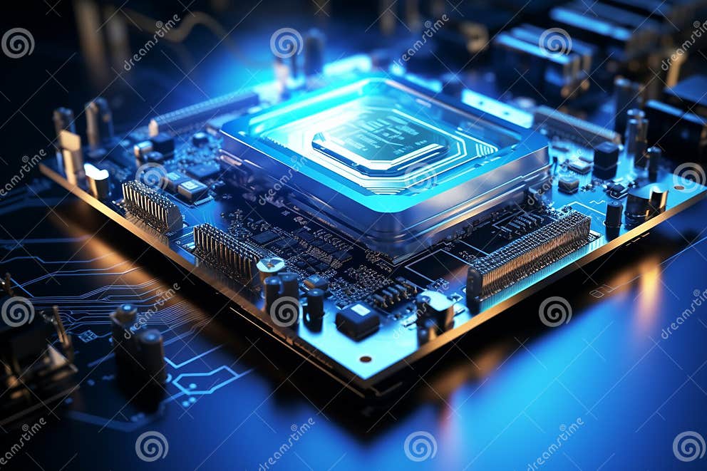 The Essence of a Highly Advanced Processor Chip, a Testament To the ...