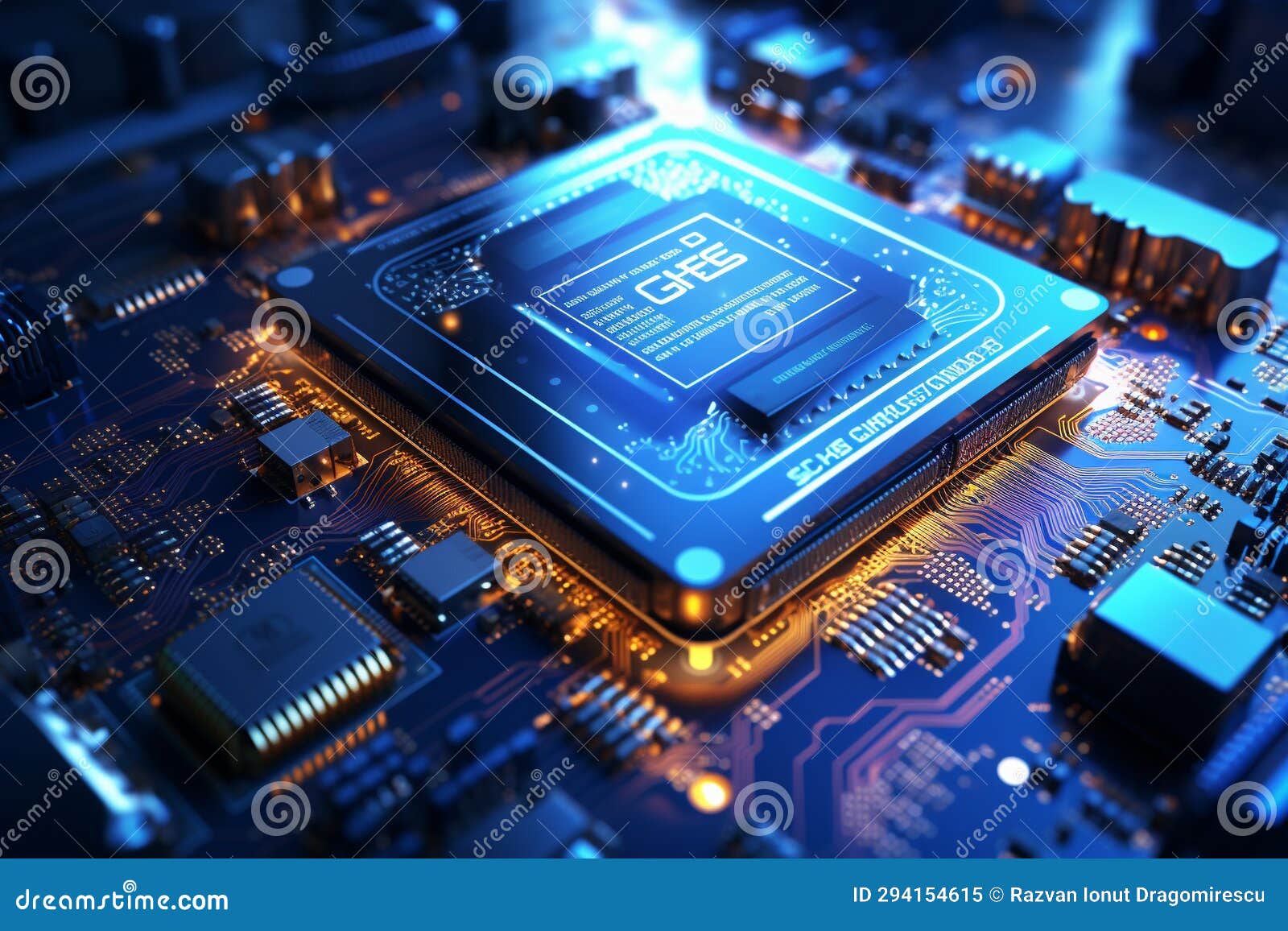 The Essence of a Highly Advanced Processor Chip, a Testament To the ...