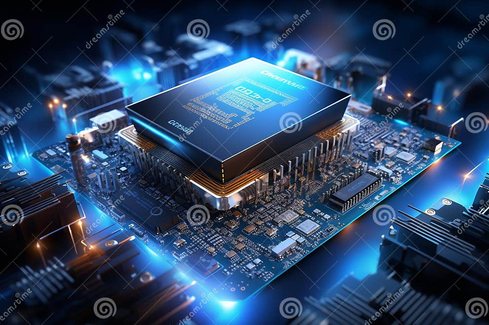 The Essence of a Highly Advanced Processor Chip, a Testament To the ...