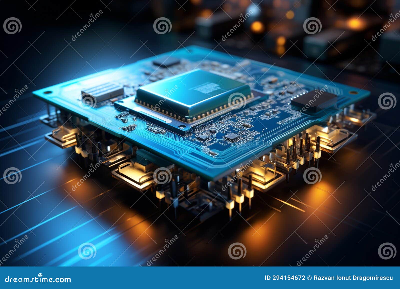 The Essence of a Highly Advanced Processor Chip, a Testament To the ...