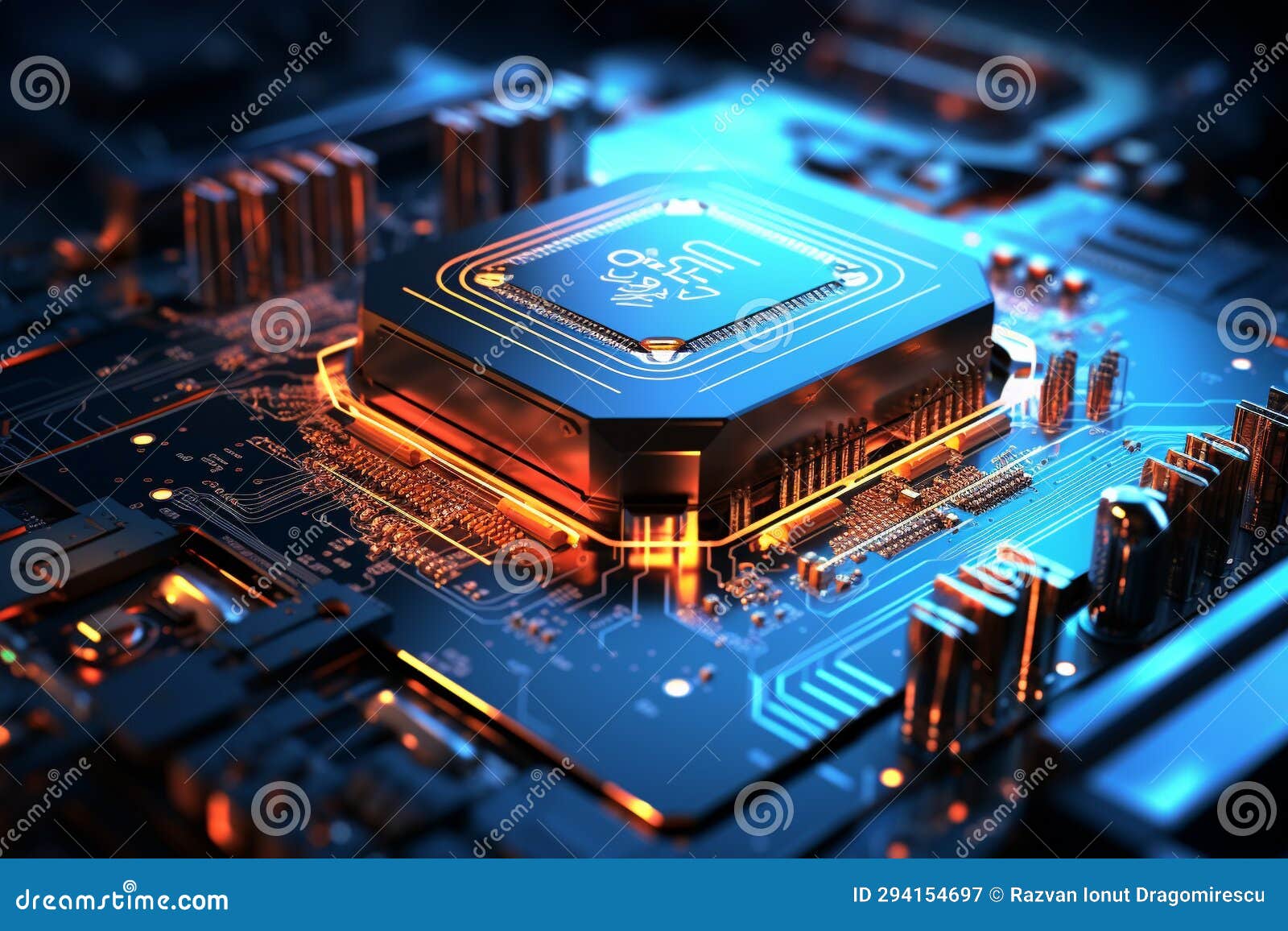 The Essence of a Highly Advanced Processor Chip, a Testament To the ...