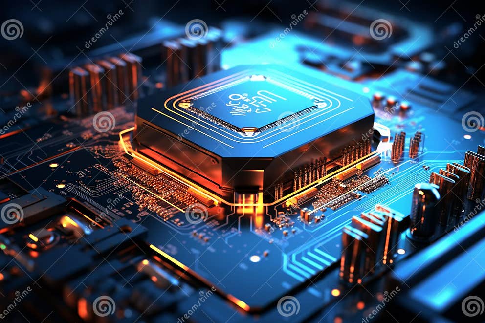 The Essence of a Highly Advanced Processor Chip, a Testament To the ...