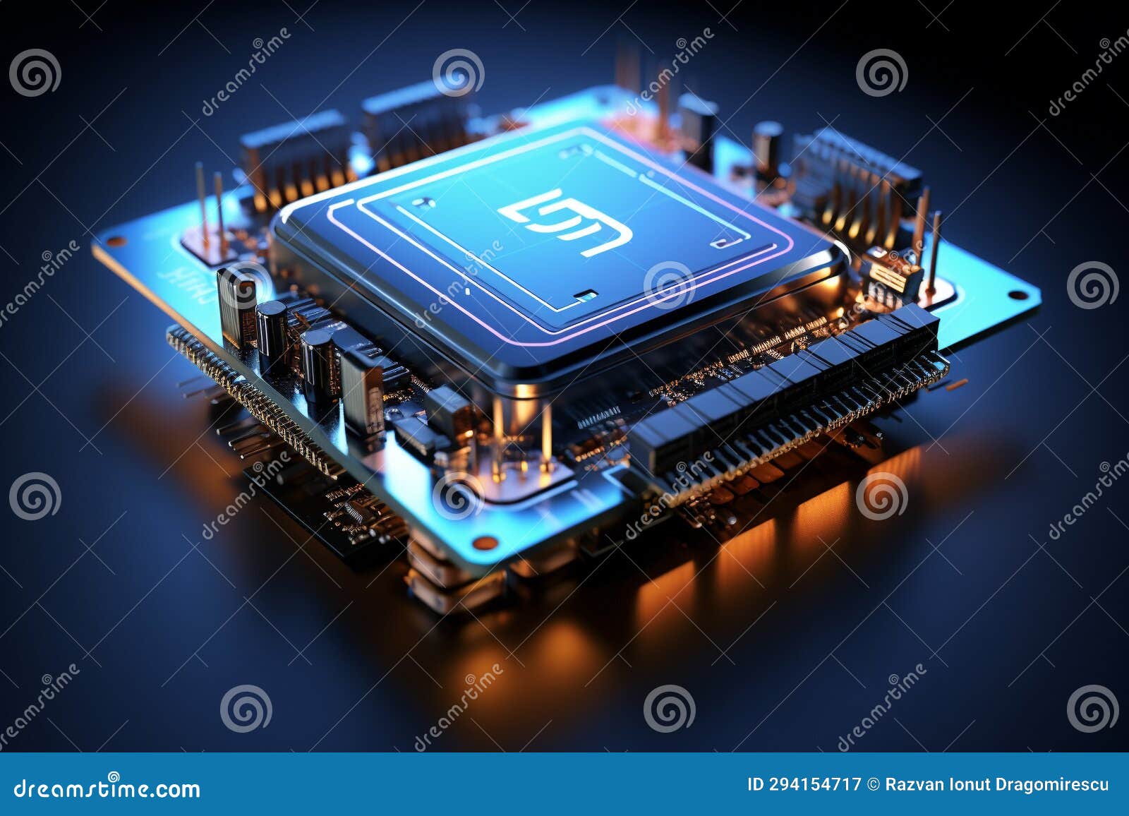 The Essence of a Highly Advanced Processor Chip, a Testament To the ...