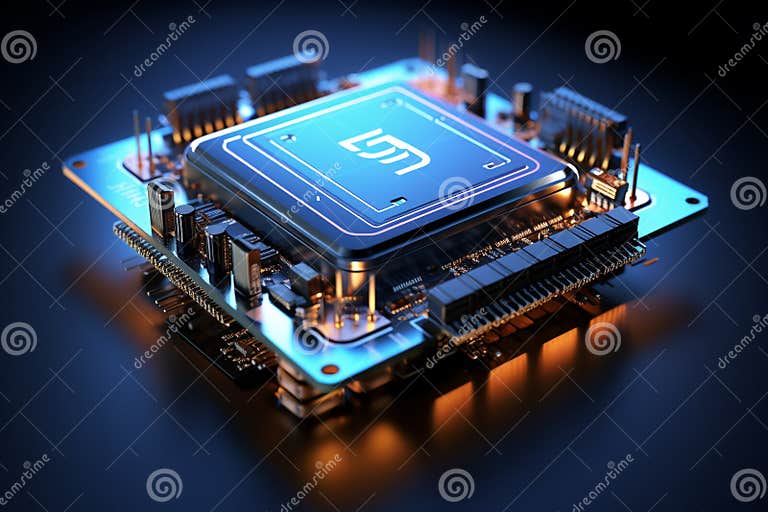 The Essence of a Highly Advanced Processor Chip, a Testament To the ...