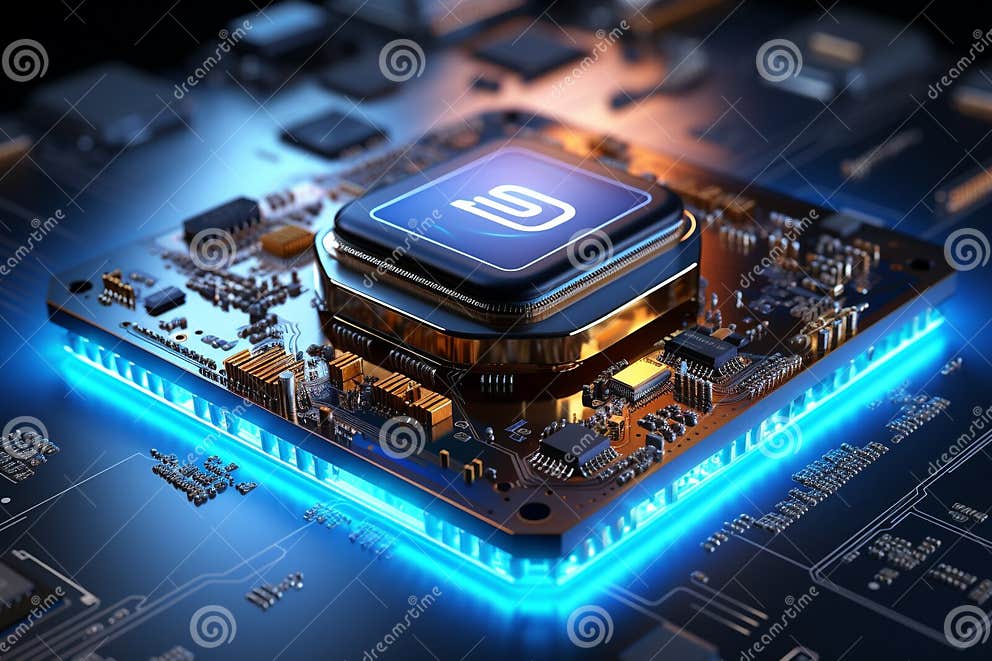 The Essence of a Highly Advanced Processor Chip, a Testament To the ...