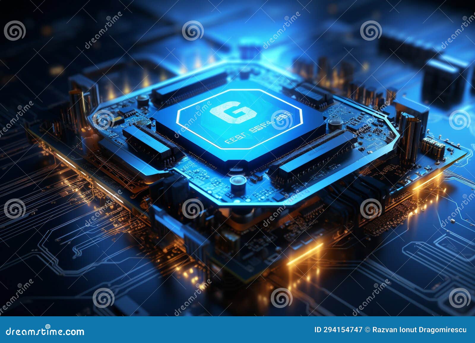 The Essence of a Highly Advanced Processor Chip, a Testament To the ...