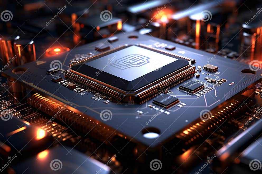 The Essence of a Highly Advanced Processor Chip, a Testament To the ...
