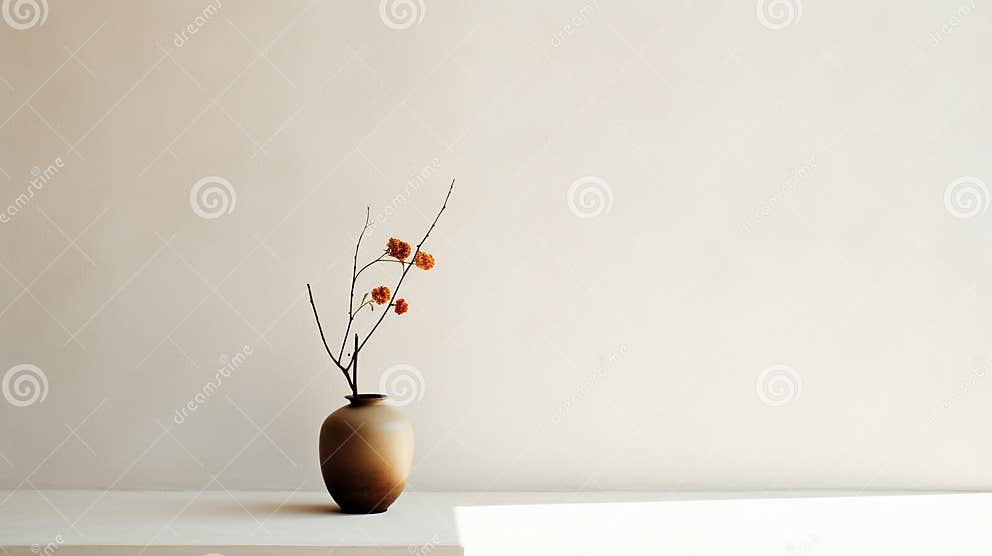 Generative AI, Focus on Minimalistic Compositions and Clean Lines Stock ...