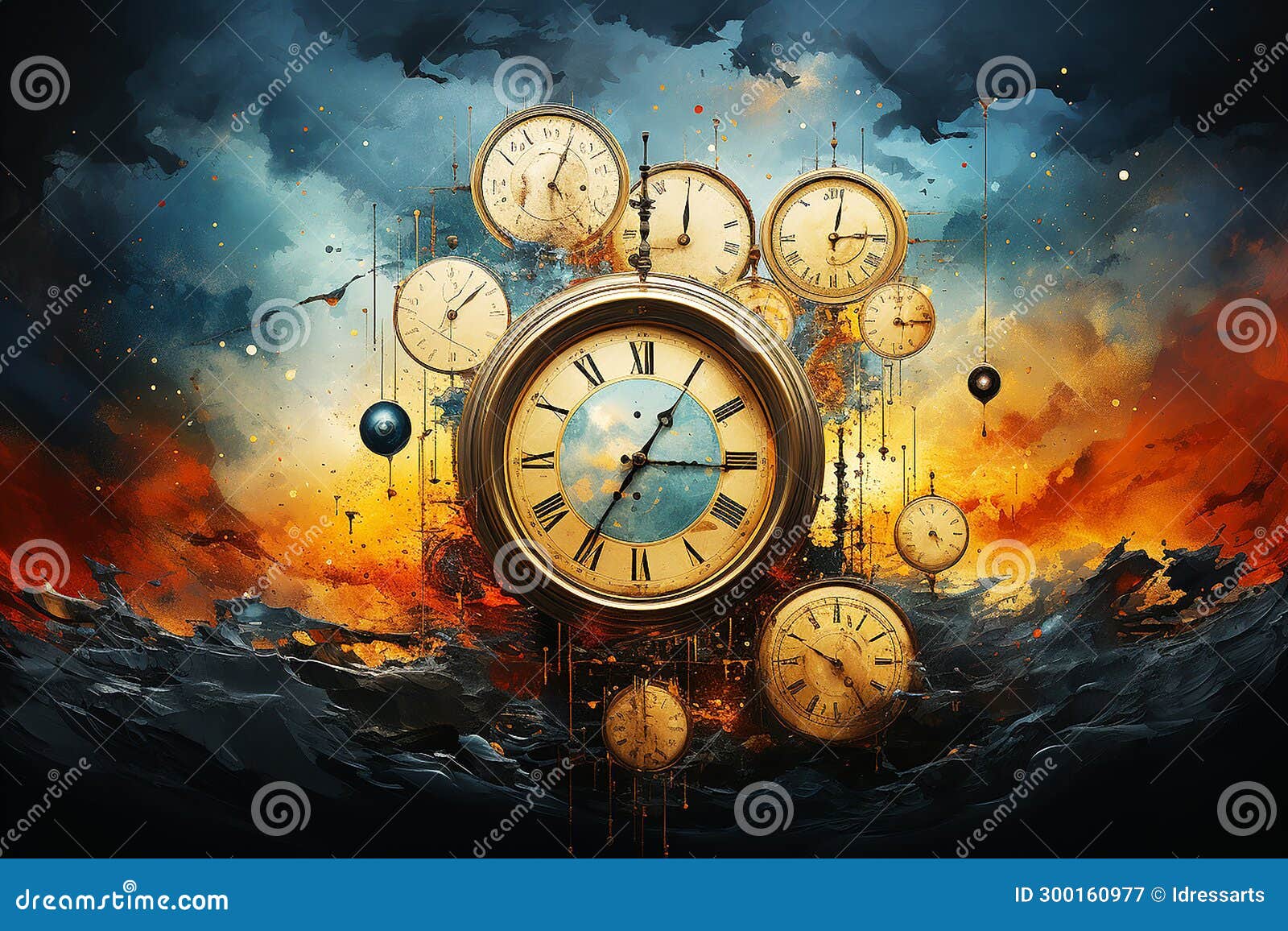 The Essence of Time through Abstract Imagery, Representations of Past ...